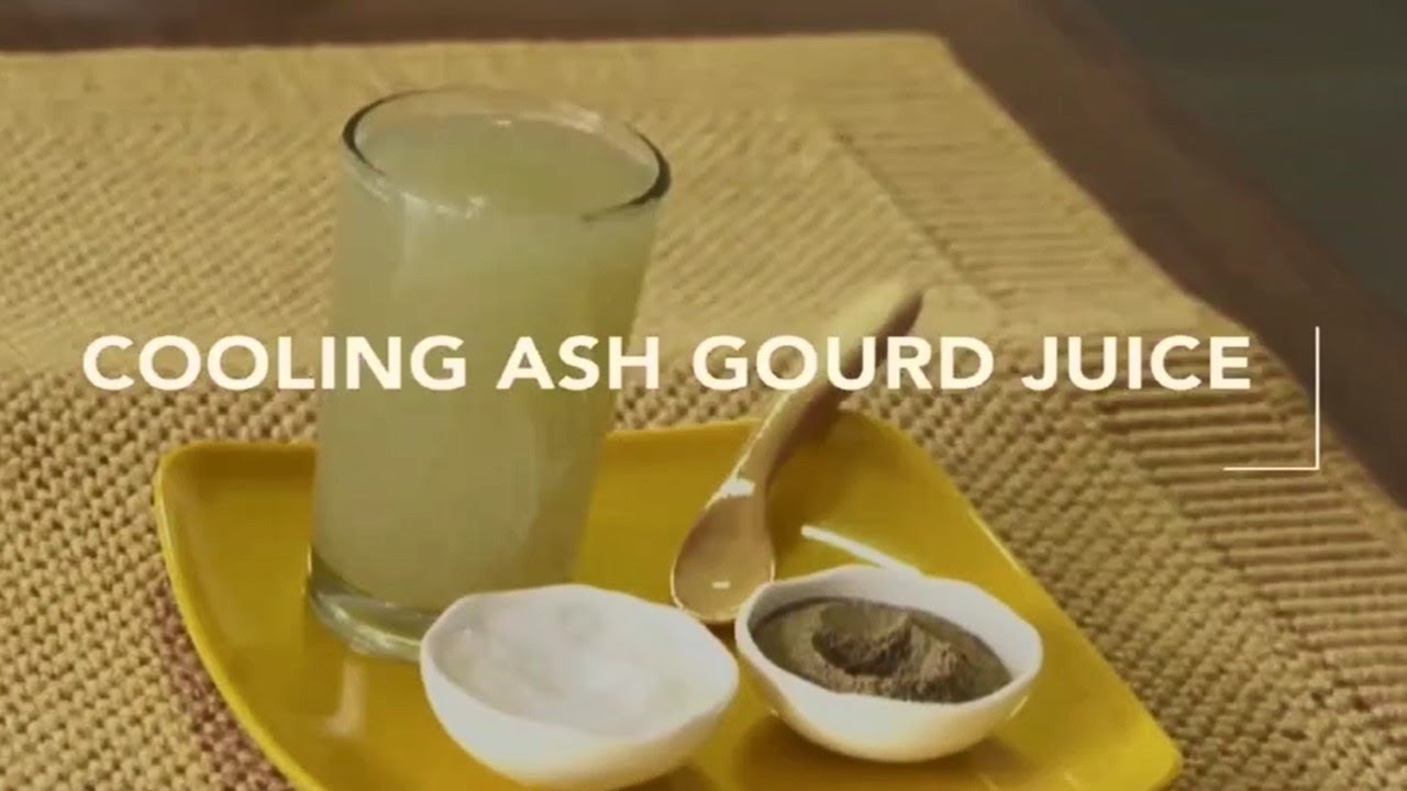 Cooling Ash Gourd Juice for a daily healthy life - YouTube