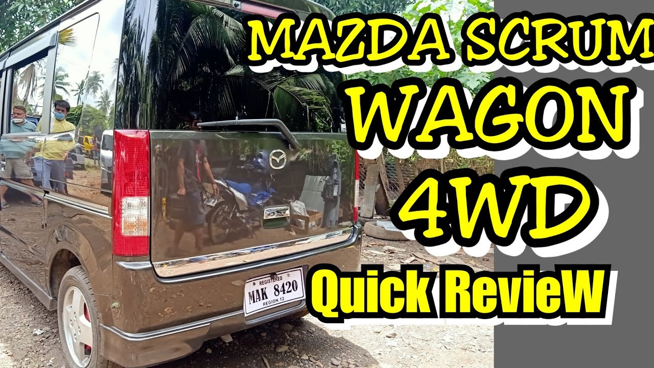 Mazda Scrum Wagon 4x4 Automatic Quick Review - YouTube