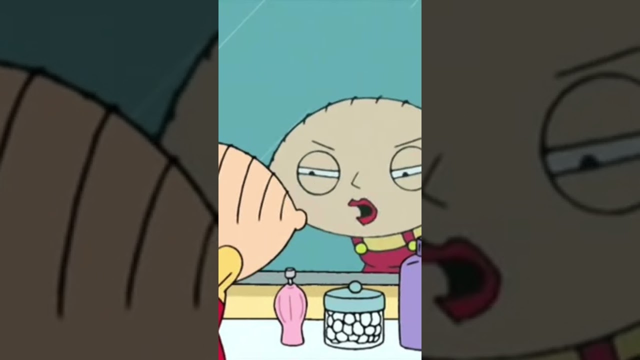 Family Guy Stewie Griffin wears makeup - YouTube