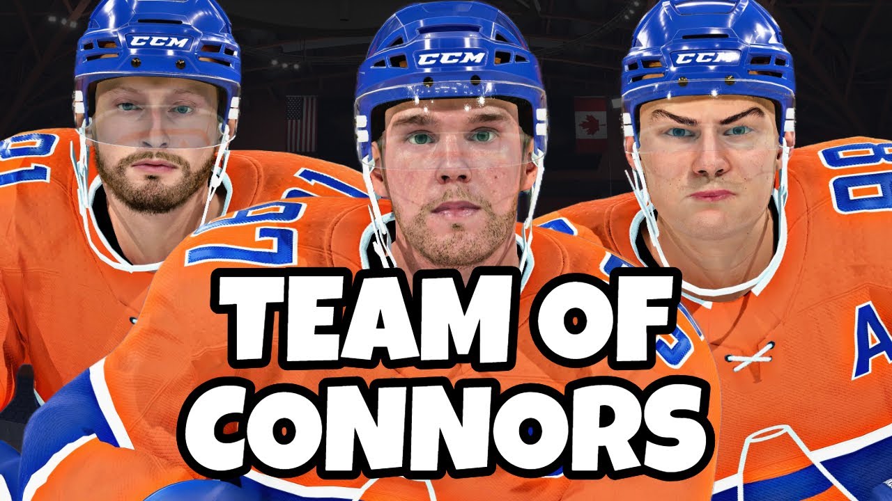 Can A Team Of Connors Win A Stanley Cup in NHL 24? - YouTube