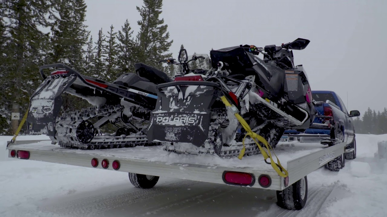 Safe Riders! Chapter 12: Trailering Snowmobiles - YouTube