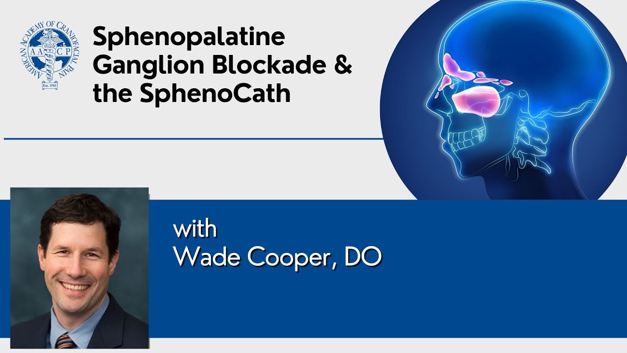 Sphenopalatine Ganglion Blockade & the SphenoCath with Dr. Wade Cooper ...