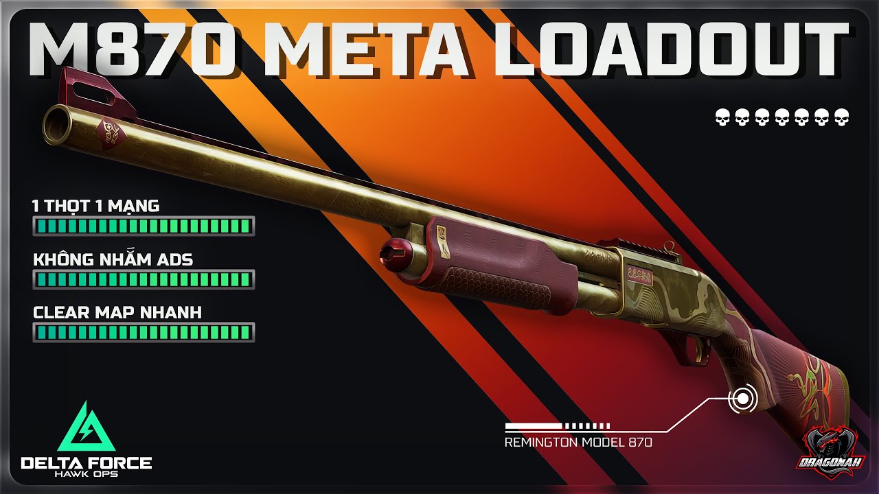 M870 META LOADOUT BÁ VƯƠNG – 1 VIÊN 1 MẠNG, CLEAR MAP TRONG CHỚP MẮT ...