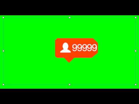 Instagram Follower Count Green Screen - YouTube