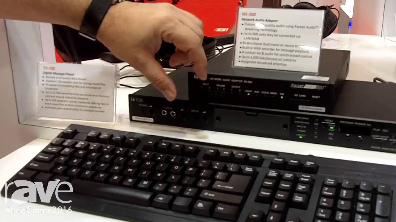 InfoComm 2016: TOA Electronics Launches EV-700 Digital Message Player ...