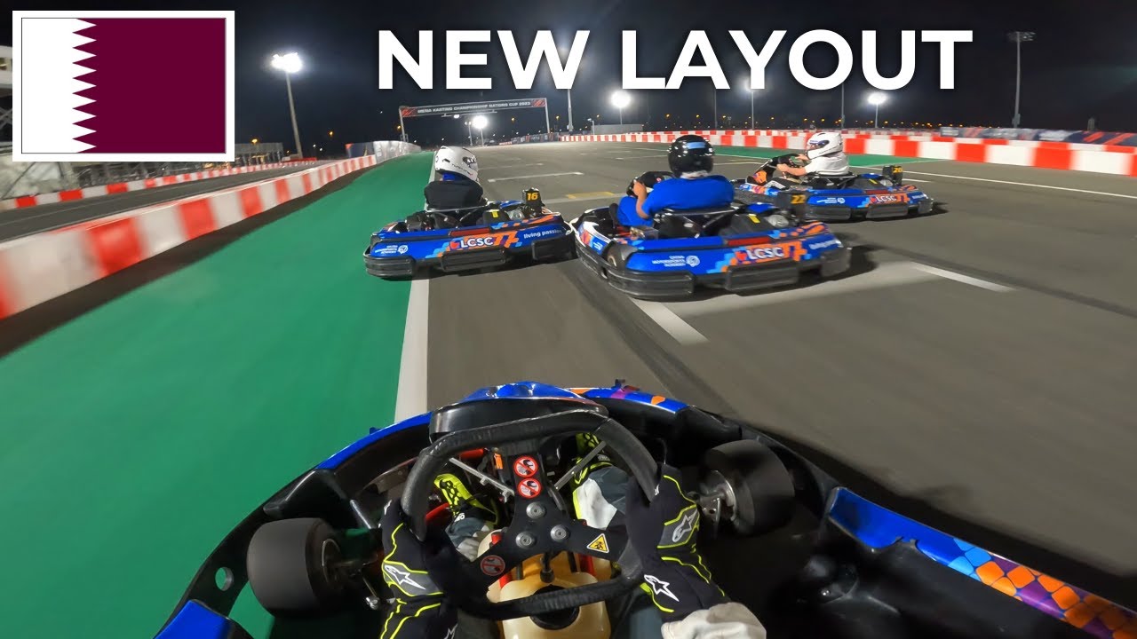 NEW Lusail Karting Track in 2024! - YouTube