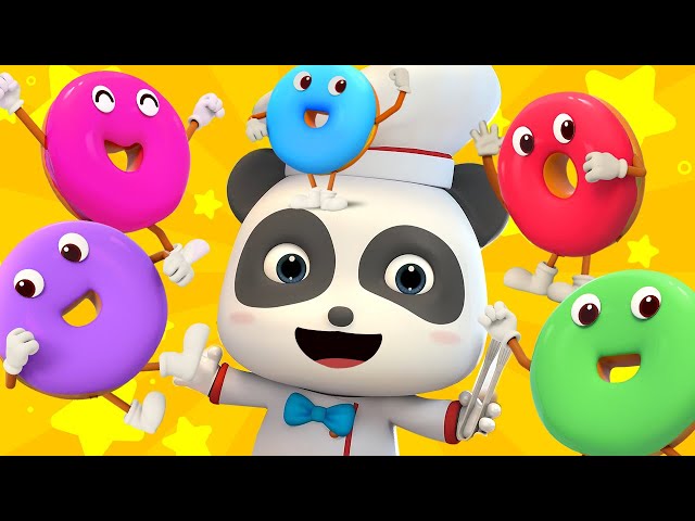 Yummy Food Kitchen - Donuts, Hamburger, French Fries | Nursery Rhymes ...