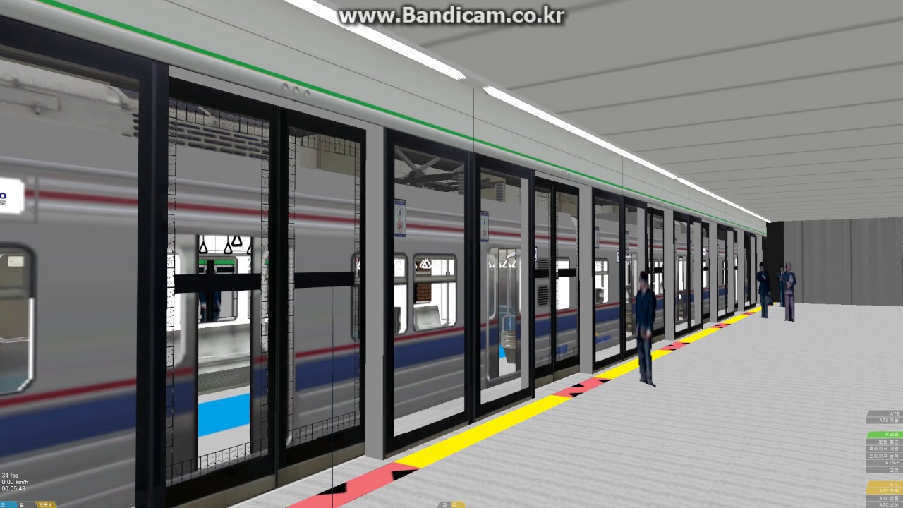 OPEN BVE 2호선 막차안내방송 사당행 (가상) - YouTube
