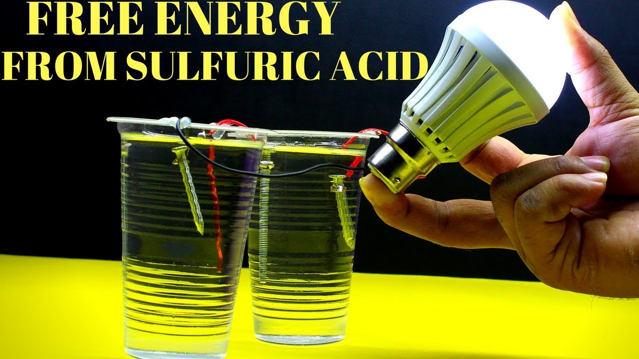 Free Energy Light Bulbs For Lifetime - Using Sulfuric Acid - Free ...