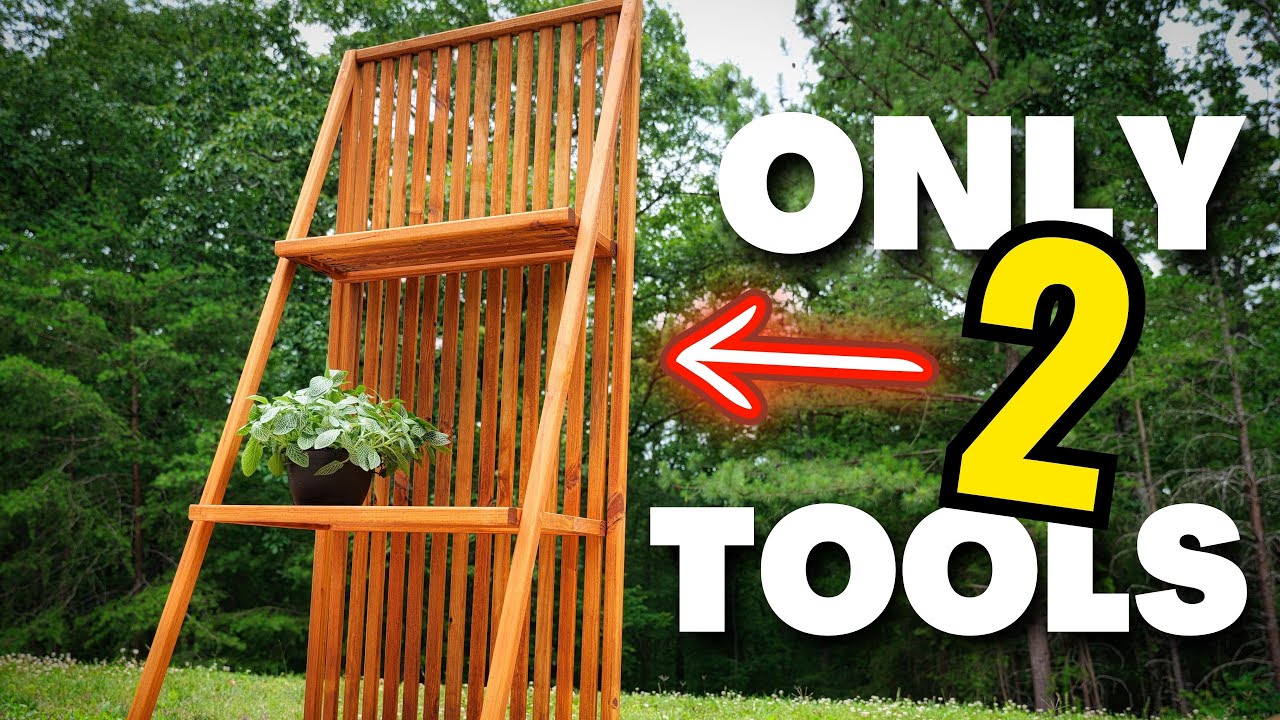 Outdoor Plant Stand | EASY Weekend Project - YouTube