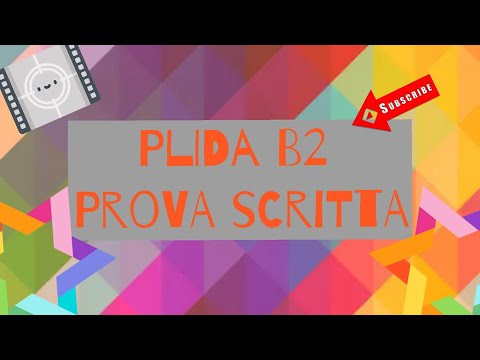PLIDA B2 | Prova Scritta - YouTube