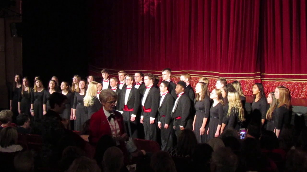 BBHHS Chamber Choir "O Come, All Ye Faithful" at the Ohio Theater - YouTube