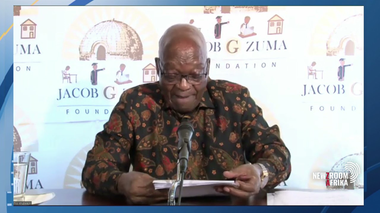 Jacob Zuma addresses supporter virtually at prayer ceremony - YouTube