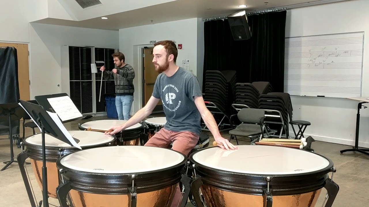 Timpani with Electronic and Dance Accompaniment - YouTube