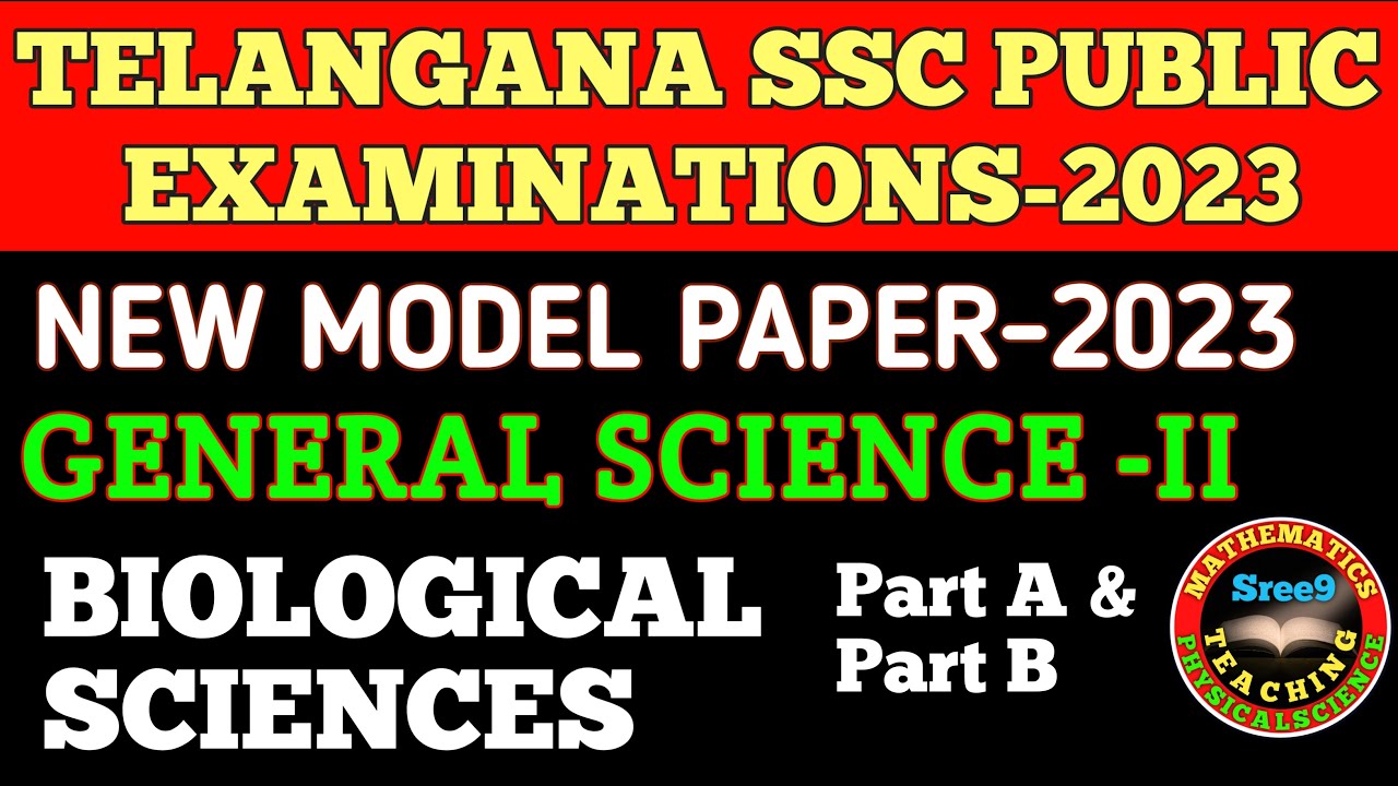 10th Class Biological Science Model Paper 2023 | General Sciences part ...