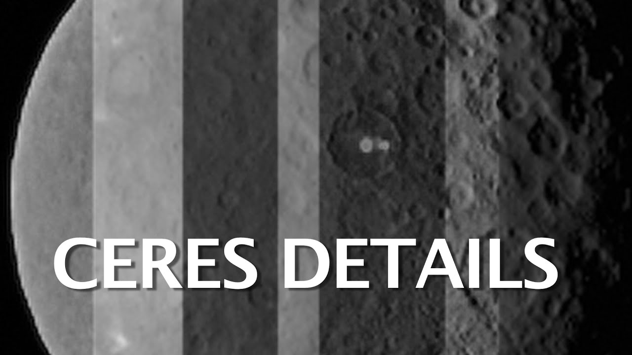 CERES WHITE SPOTS DETAILS - HD 1920x1080 - NASA DAWN - YouTube