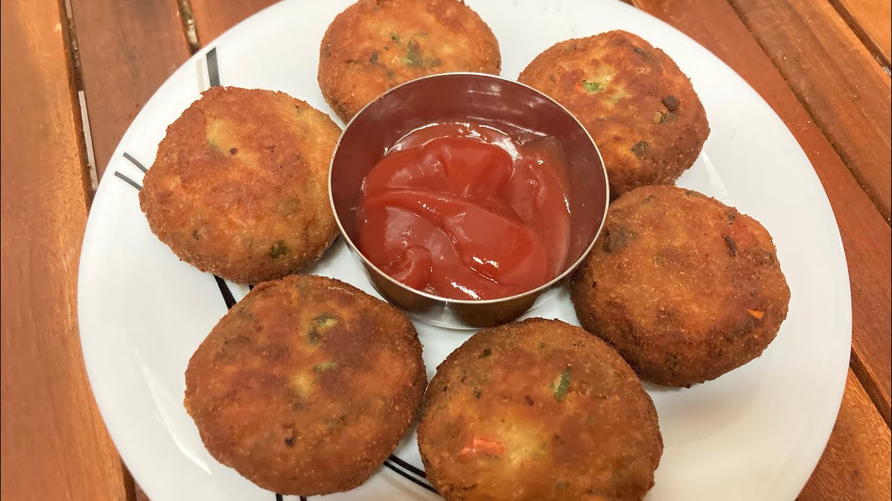 Chicken poha cutlet / easy snacks recipe - YouTube