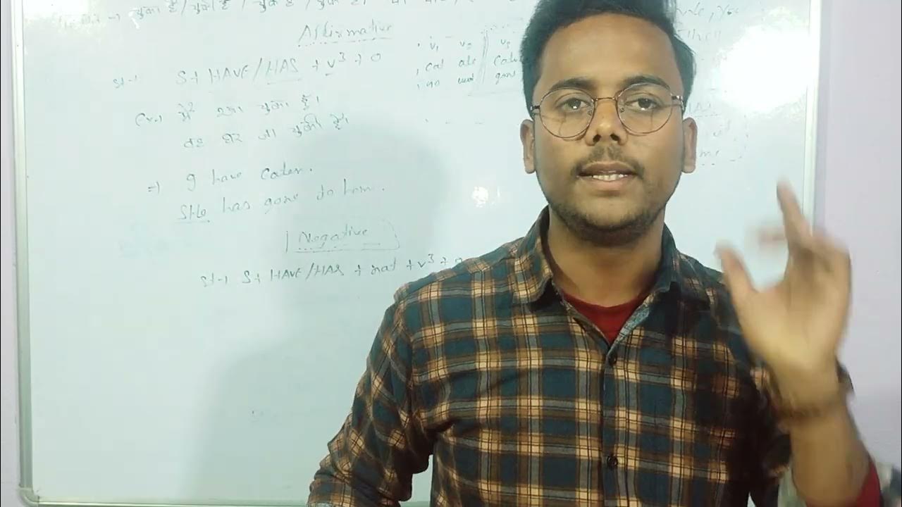 tense present perfecct tense by- kishan kumar yadav - YouTube