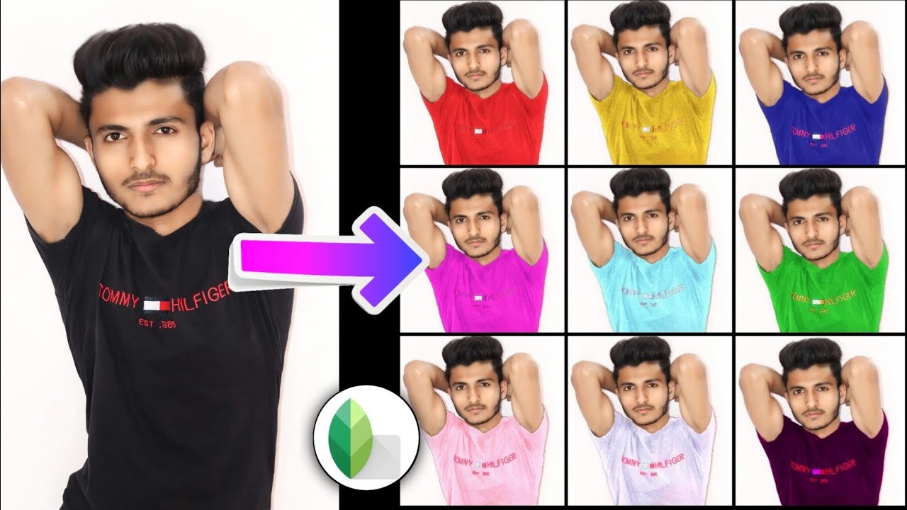 Snapseed - How To Change Any Black Shirt Color To Any Color | Snapseed ...