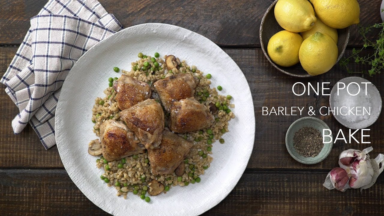 One Pot Chicken & Barley Bake - YouTube