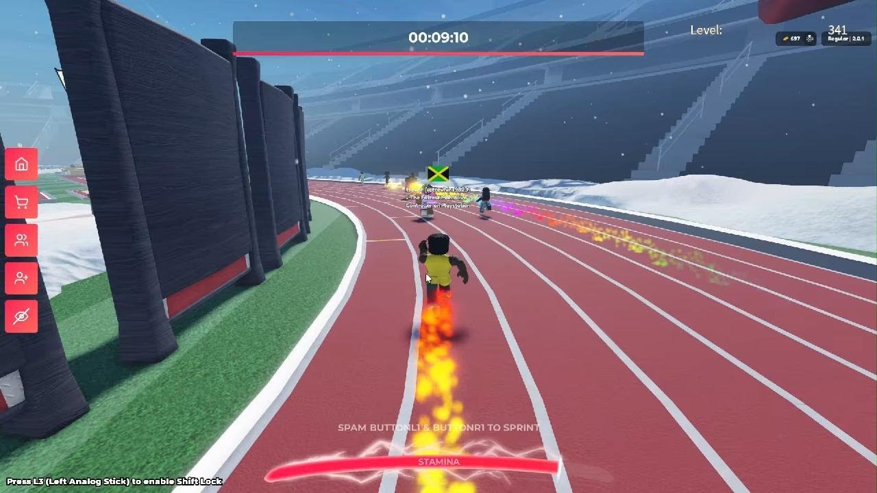 45 400m dash roblox track and field 2 - YouTube