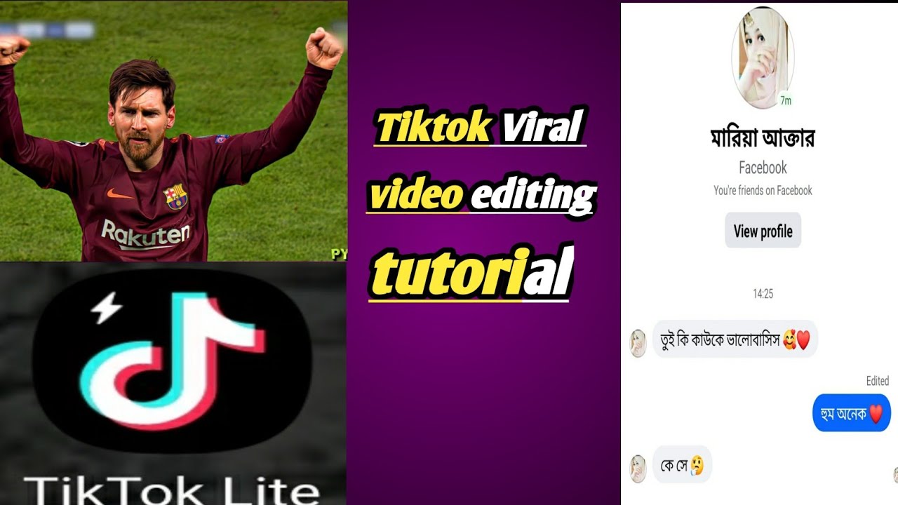 tiktok viral VDO editing কিভাবে করবেন for jxrgang - YouTube