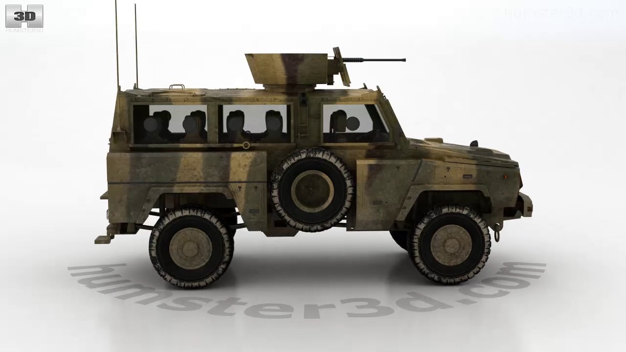 RG-31 Nyala 3D model by Hum3D.com - YouTube