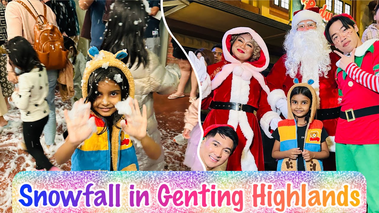 Snowfall at Genting Highlands | Christmas Celebrations in Malaysia ...