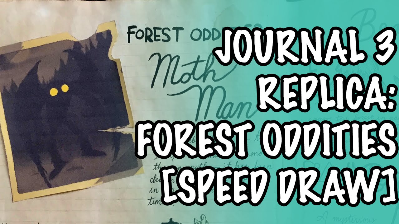 Gravity Falls - Journal 3 Replica - Forest Oddities [SPEED DRAW] - YouTube