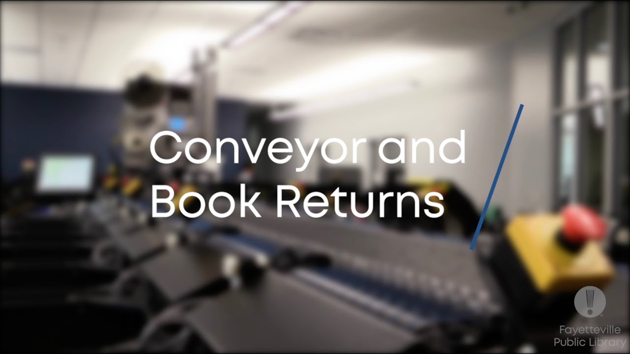 Conveyor and Book Returns - YouTube