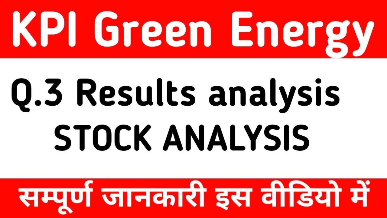 KPI Green Energy Q3 RESULTS 2025 | KPI Green Energy share latest news ...