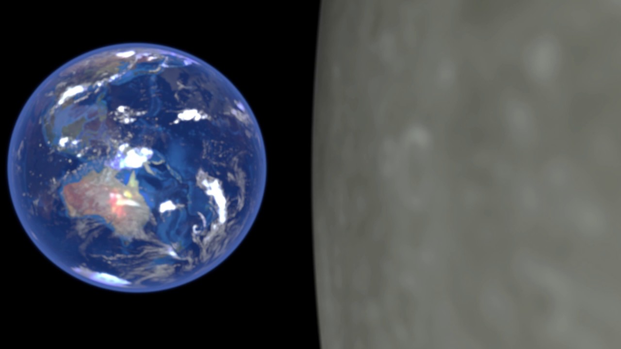 NASA の『CGI MOON KIT』を使って月を観察してみました。 - YouTube