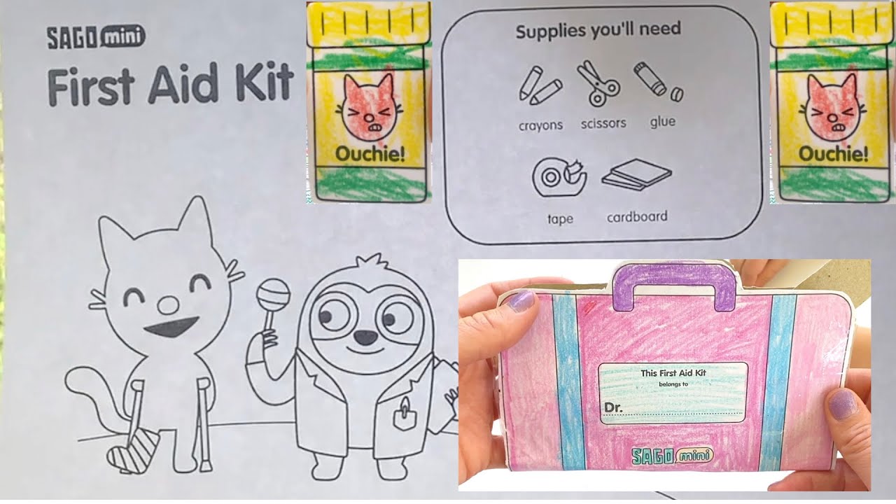 Doctor Kit Paper Toys SAGO MINI Print Out Homeschool Activity Ideas ...