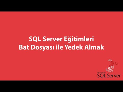 SQL Server’da Bat Dosyası ile Yedek Almak