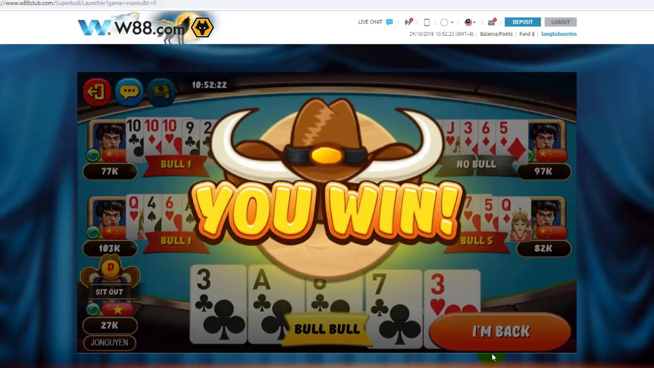 [w88you.com] Get a Super Win at Superbull in W88 P2P Games - YouTube