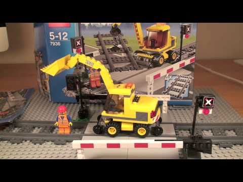 Lego City Level Crossing Review 7936 - YouTube