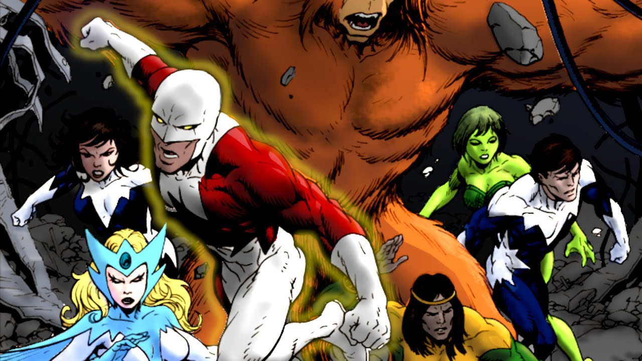 Coloring Tom Grummett's Alternate Alpha Flight #6 cover featuring John ...