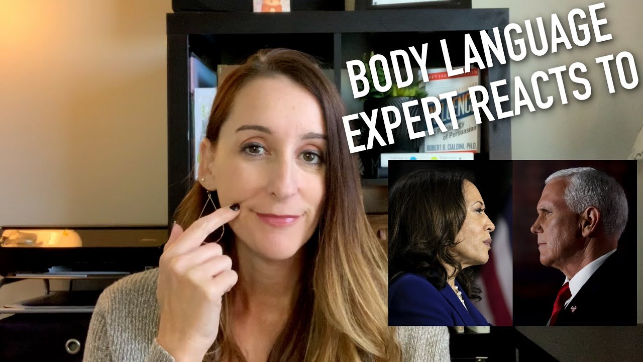 Body Language Expert Reacts to VP Debate - YouTube