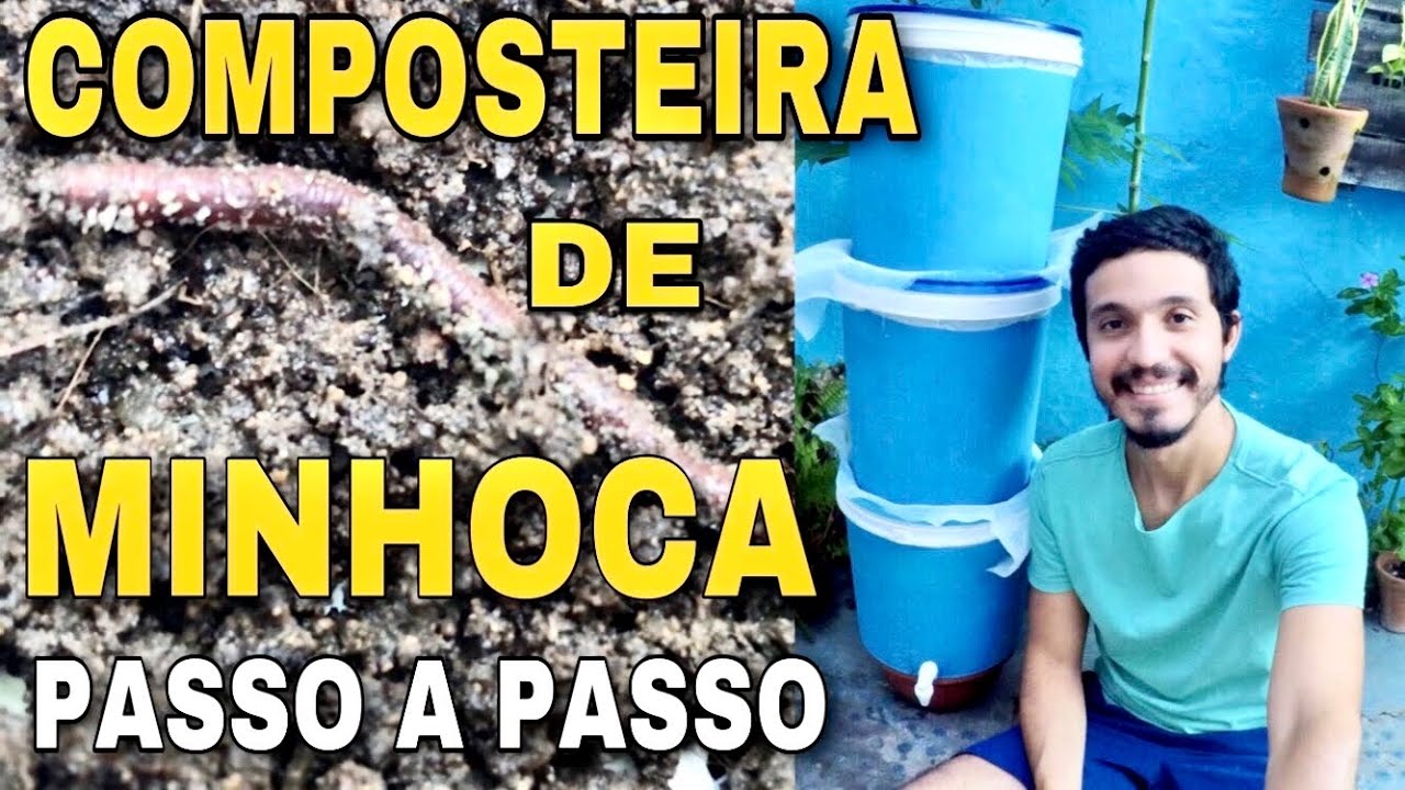 🟢Composteira Doméstica de Baldes - parte 1 - COMO FAZER - YouTube