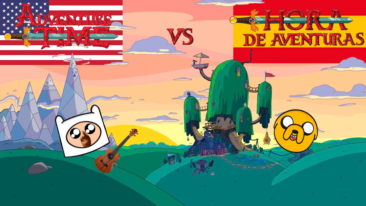 Adventure Time theme song - English & Spanish versions (Acoustic Cover ...