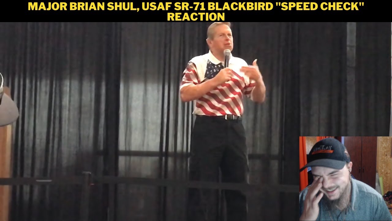 Major Brian Shul, USAF SR-71 Blackbird "Speed Check" Reaction - YouTube
