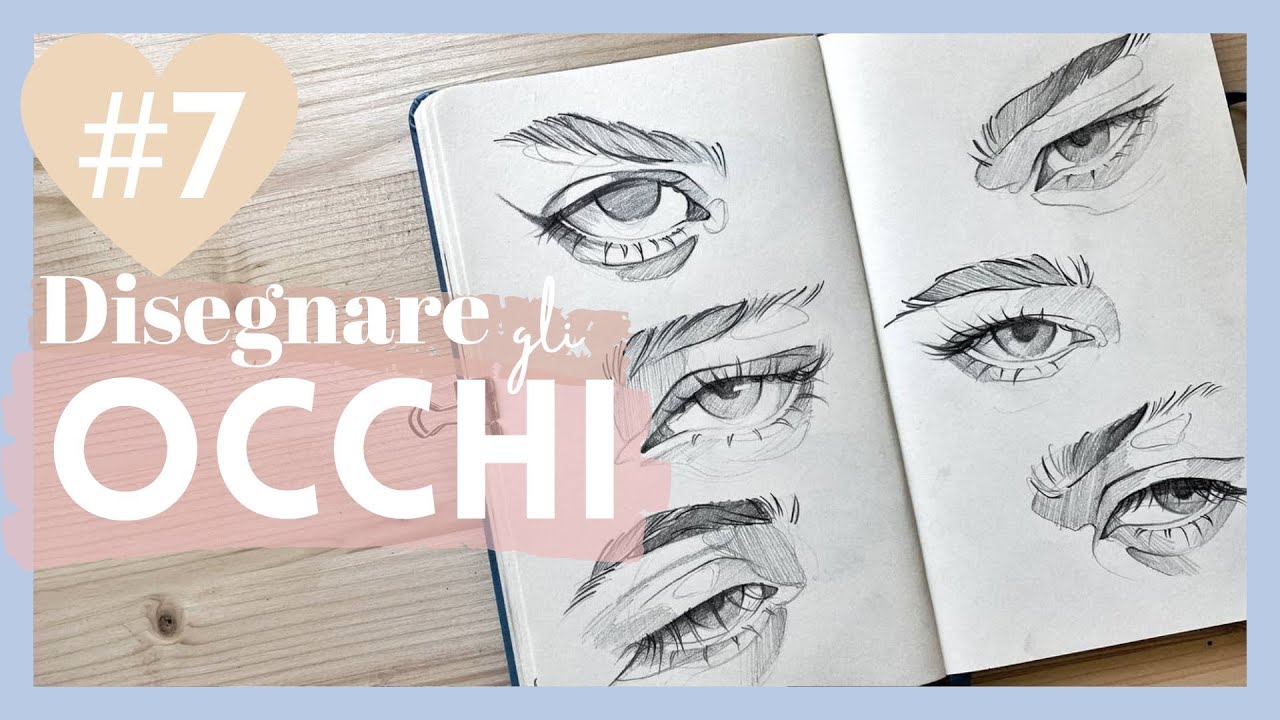 COME DISEGNARE UN OCCHIO? DIVERSE FORME E PROSPETTIVE + PUNTI LUCE ...