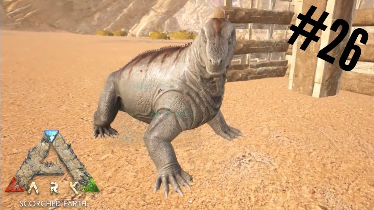 ARK UPDATE: Taming a Moschops! - ARK:Scorched Earth #26 - YouTube