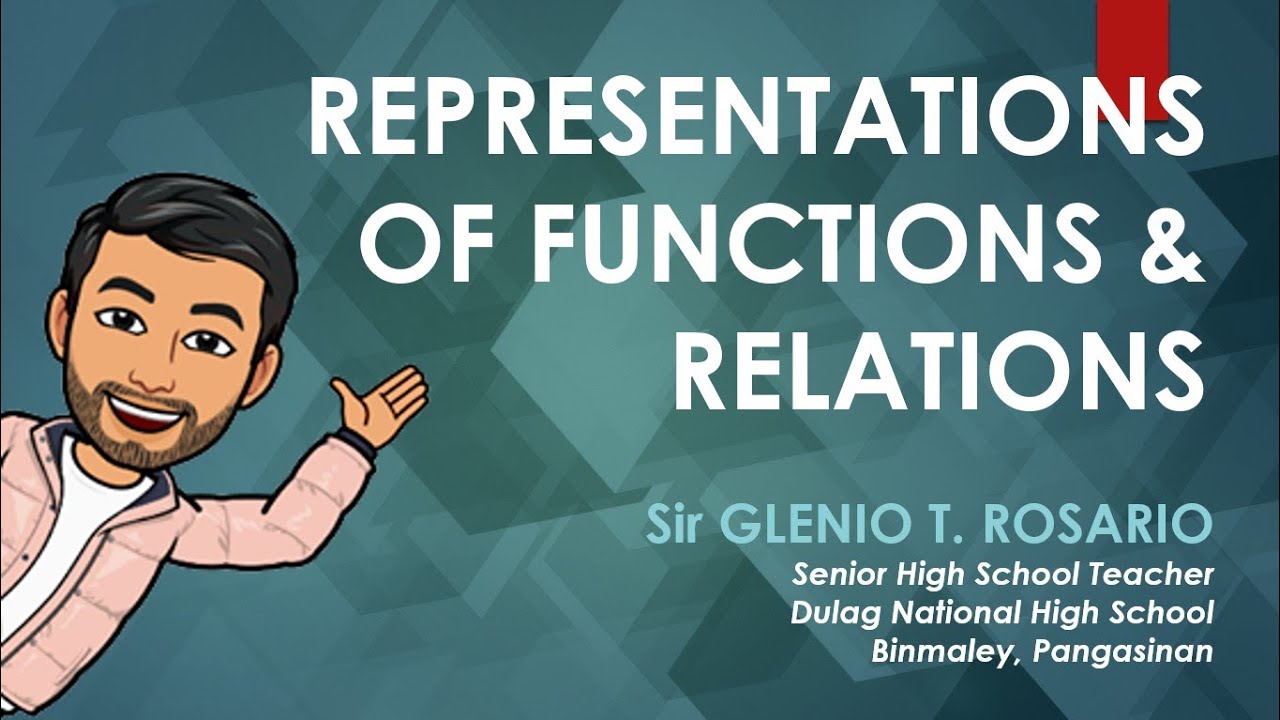 Representations of Functions and Relations | General Mathematics ...