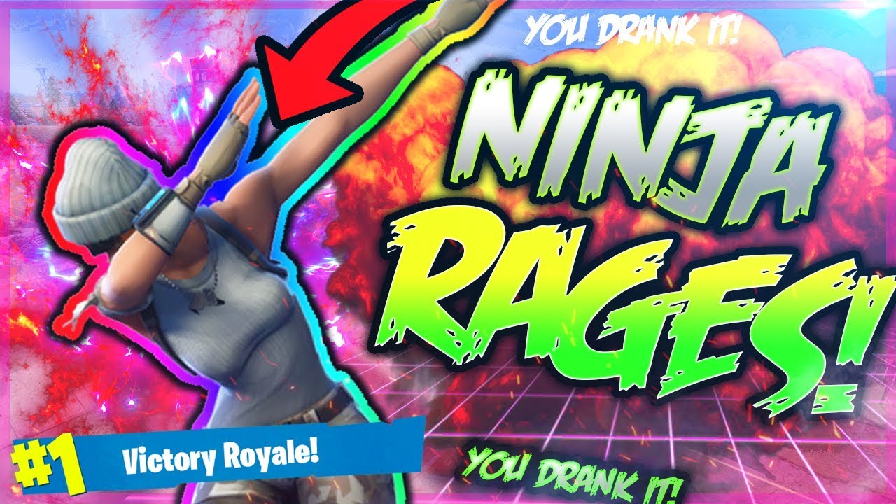 NINJA RAGES!! Fortnite Funny Moments - YouTube
