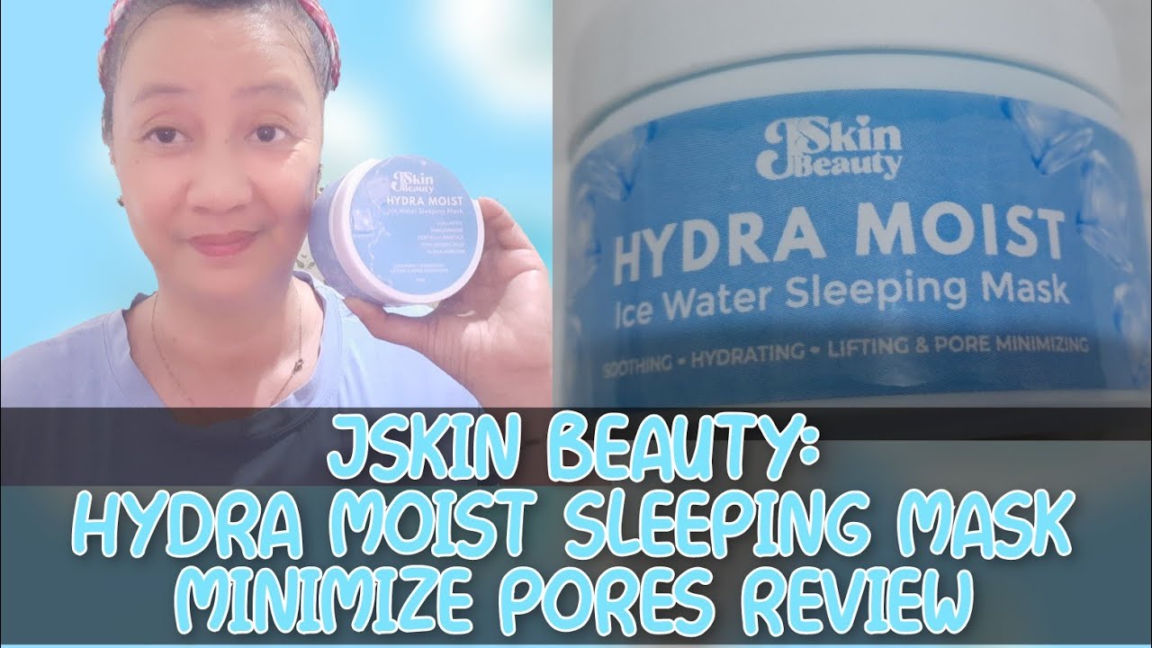 HYDRA MOIST ICE WATER SLEEPING MASK REVIEW SOOTHING ,HYDRATING LIFTING ...