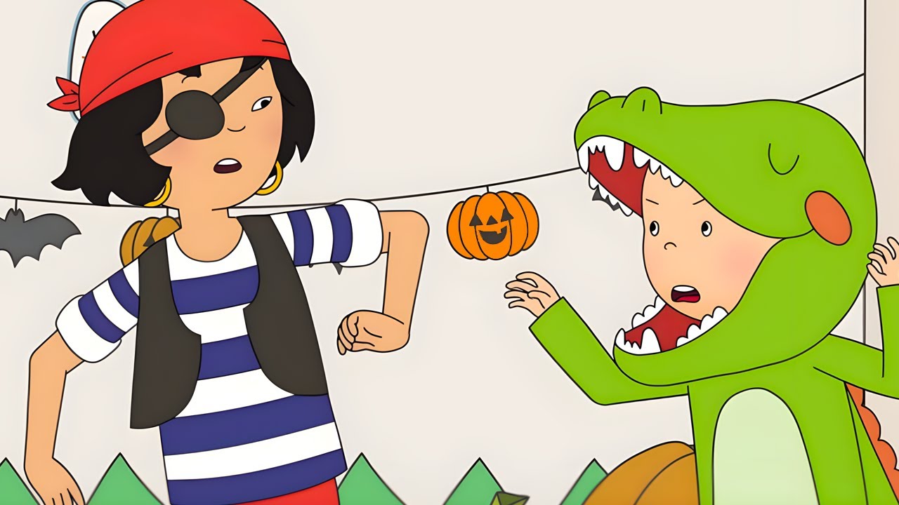 🦇🎃 Caillou's Halloween Partei 🎃🦇 | Die Neuen Abenteuer von Caillou ...