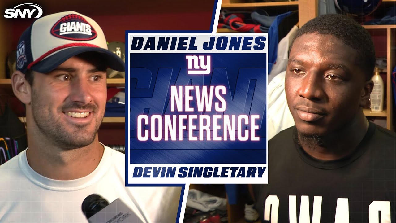 Daniel Jones and Devin Singletary preview offensive game plan for Giants-Cowboys matchup | SNY ...