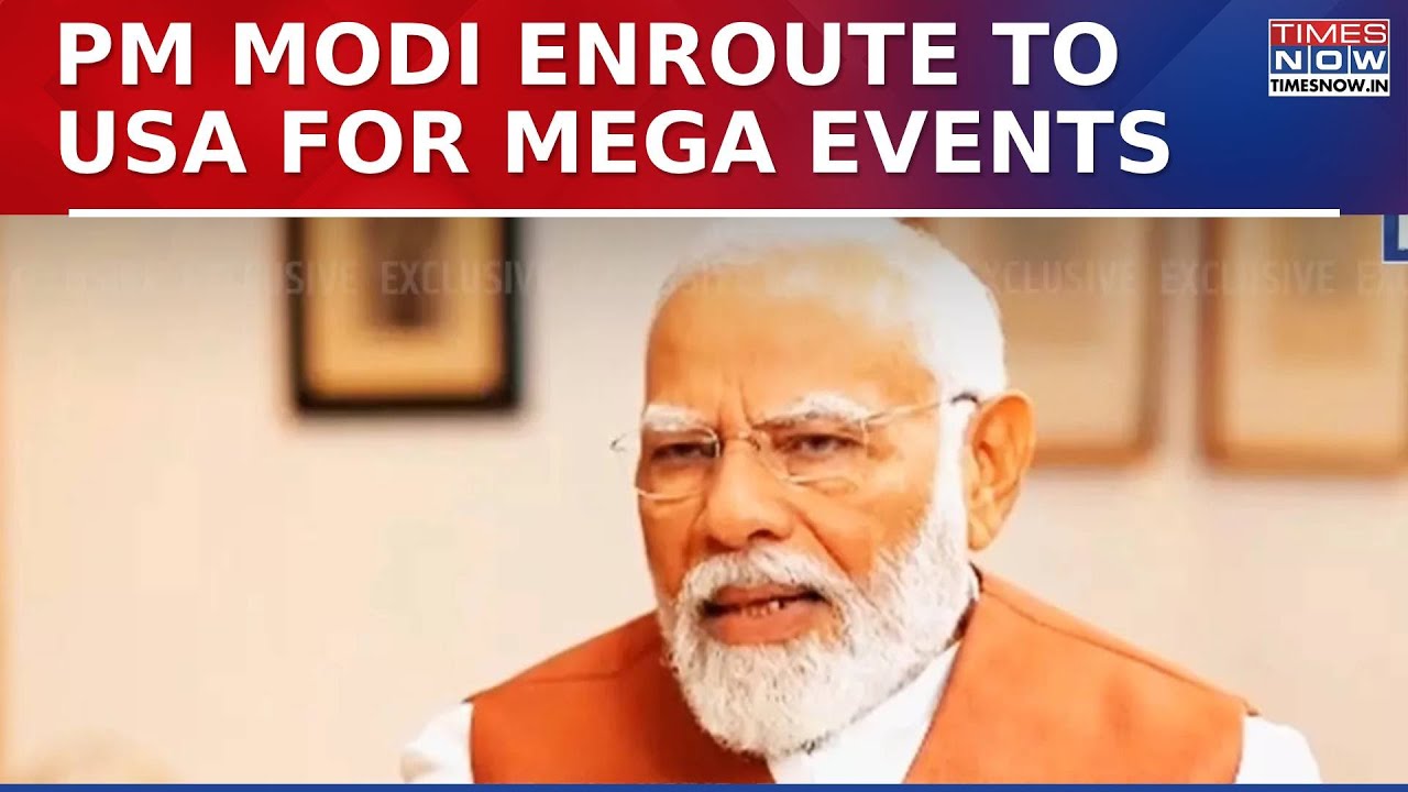 PM Modi's US Visit: Narendra Modi Enroute To USA, To Reach Philadelphia ...