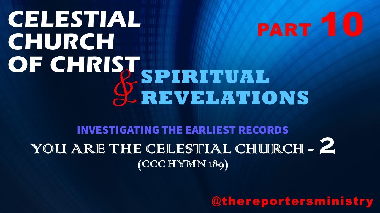 GOD IN CCC: CCC AND SPIRITUAL REVELATIONS - Part 10 (YOU ARE THE ...